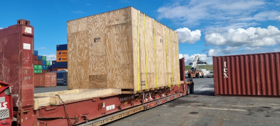 FMI succesfully transporter a 40' FR OOG from Le Havre to La Chaussée d ...